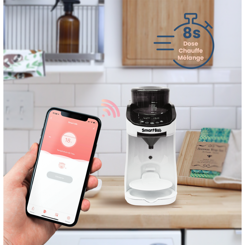 Smart BIB : Le tout premier préparateur de biberon connecté sur le marché